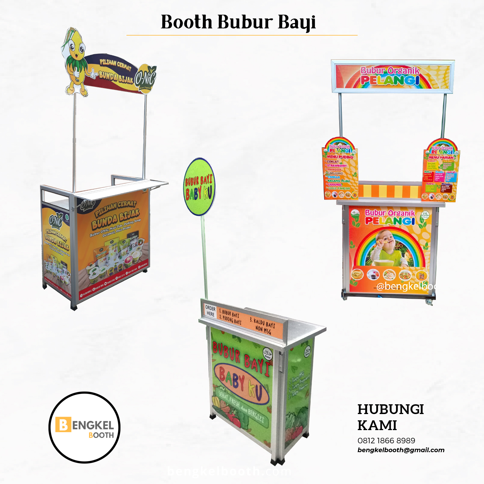 Bengkel Booth - Pusatnya Booth Portable & Event Desk (0812 1866 8989)